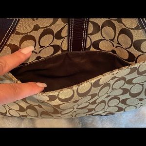 Coach | Bags | Coach Signature Logo Boho Style Shoulder Bag | Poshmark